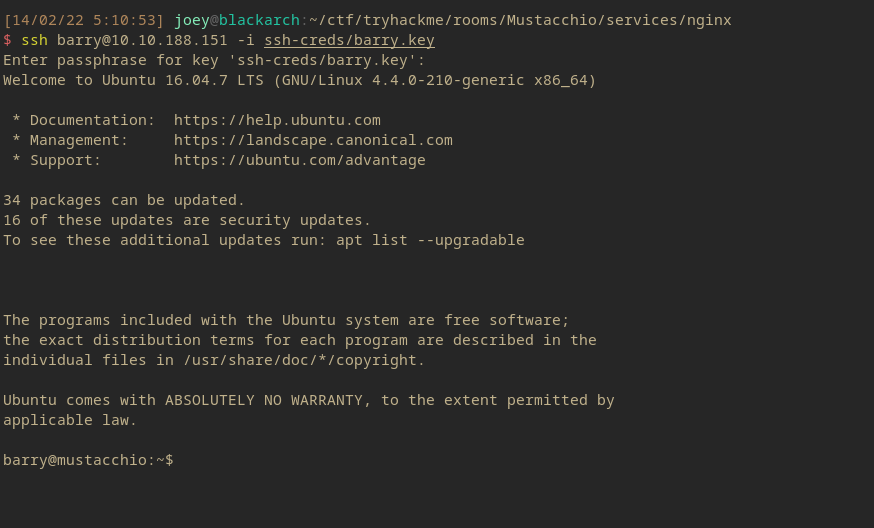 TryHackMe Mustacchio Writeup | Hi, I’m Harman Sohi
